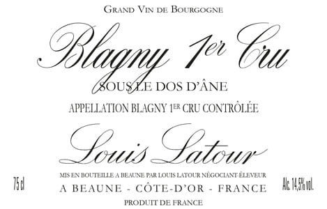 Blagny 1er Cru "Sous le Dos d'Ane" - Maison Louis Latour